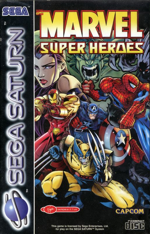 Marvel Super Heroes cover or packaging material - MobyGames