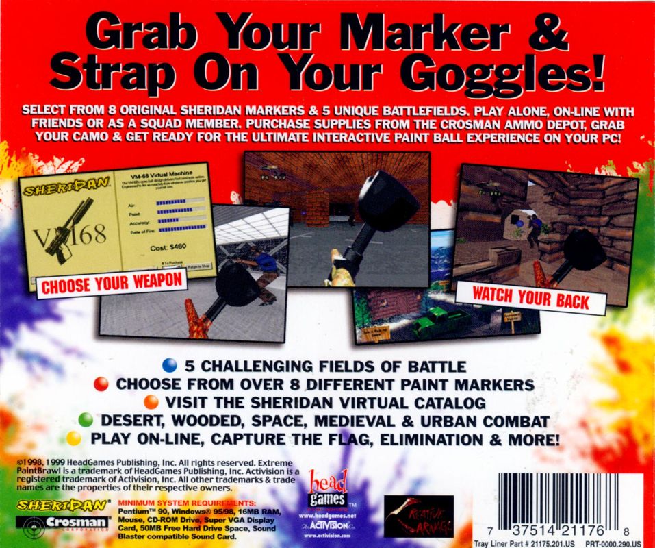 Extreme Paintbrawl cover or packaging material - MobyGames