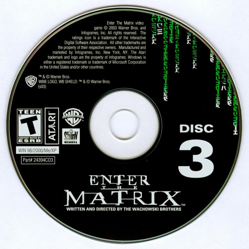 Enter the Matrix cover or packaging material - MobyGames