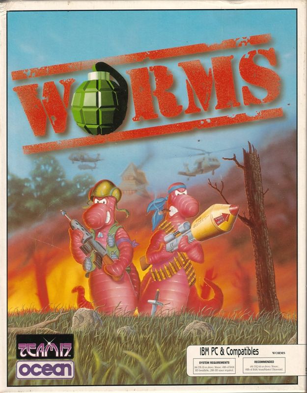 Worms box covers - MobyGames