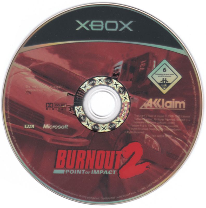 Burnout 2: Point of Impact cover or packaging material - MobyGames