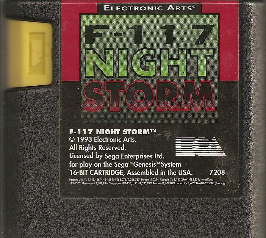 F-117 Night Storm cover or packaging material - MobyGames