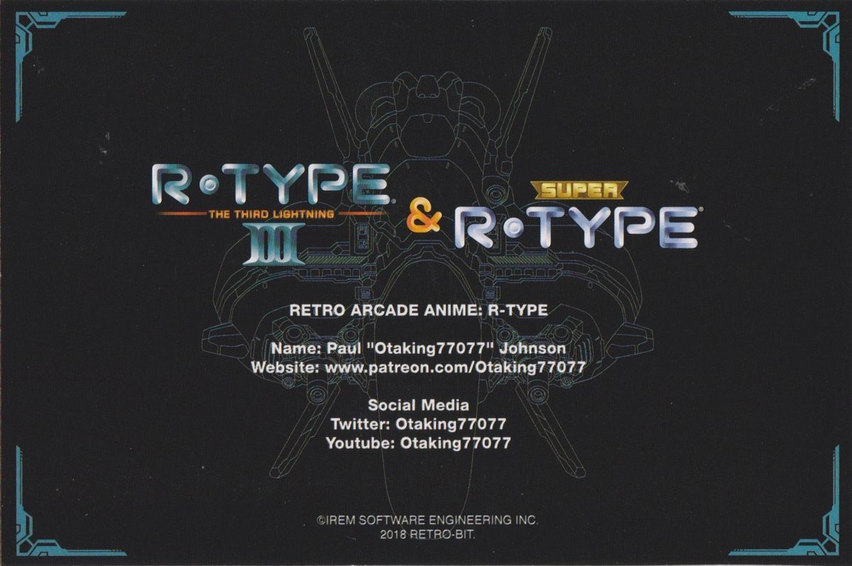 R-Type III & Super R-Type (Collector's Edition) cover or packaging ...