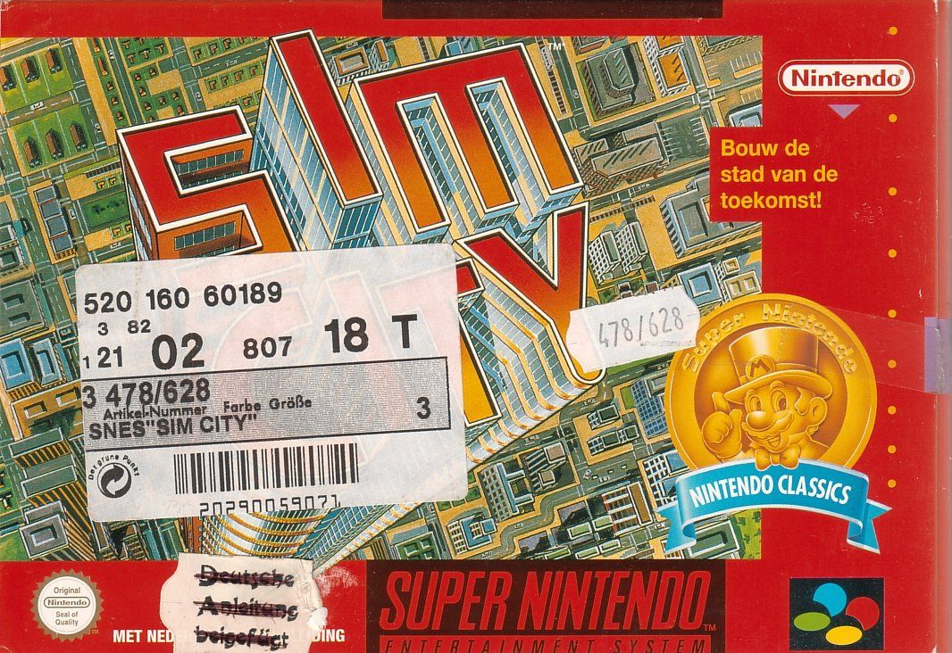 SimCity cover or packaging material - MobyGames