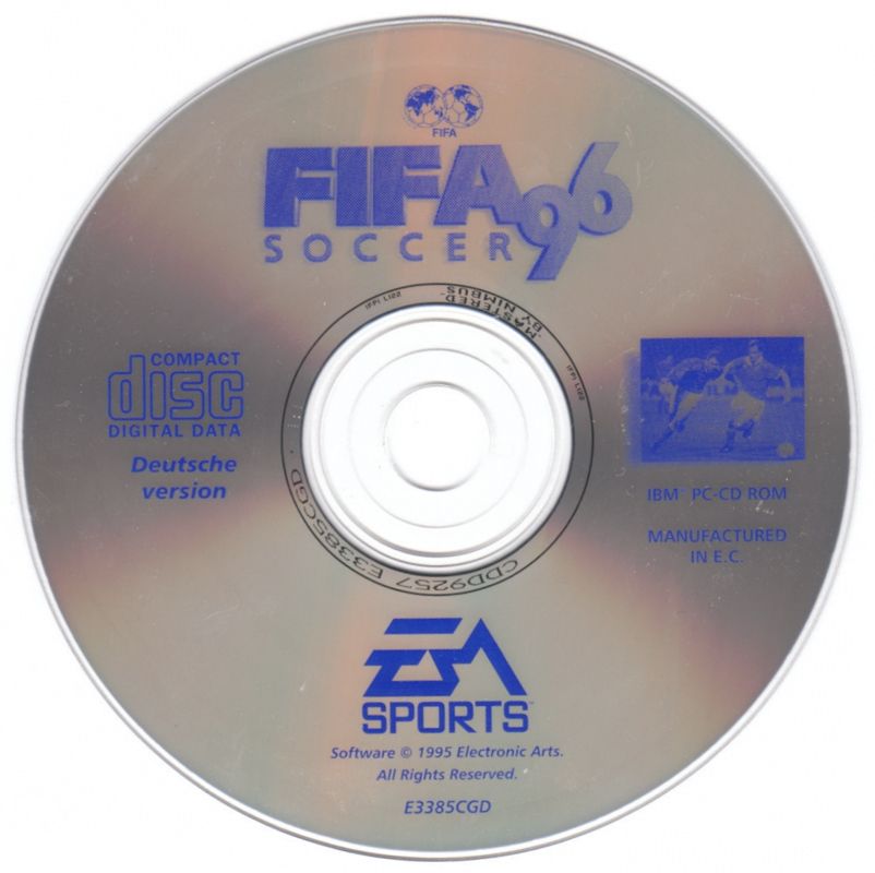 FIFA Soccer 96 cover or packaging material - MobyGames