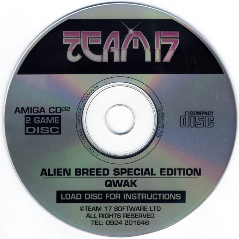 Alien Breed Special Edition & Qwak cover or packaging material - MobyGames