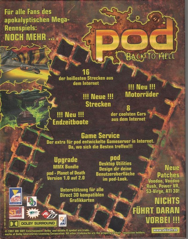 POD: Back to Hell cover or packaging material - MobyGames
