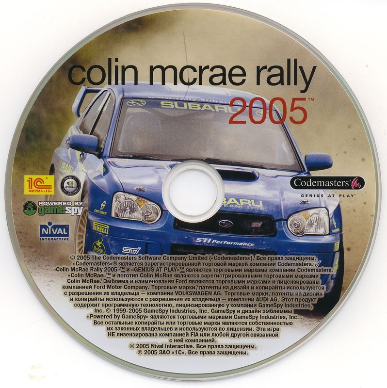 Colin McRae Rally 2005 cover or packaging material - MobyGames