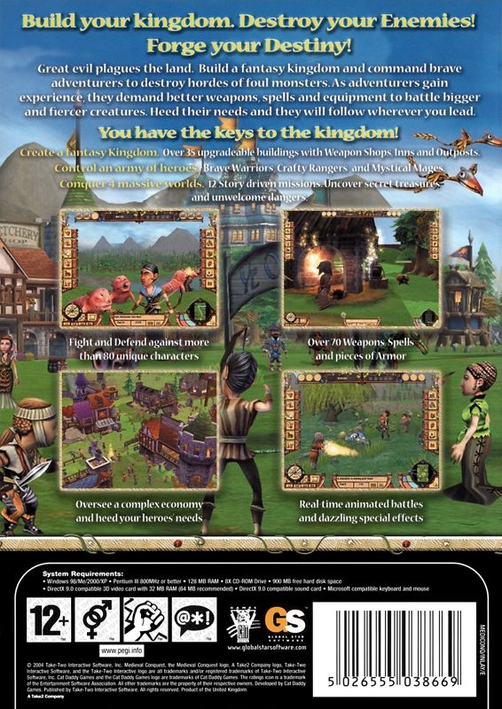 Medieval Conquest cover or packaging material - MobyGames