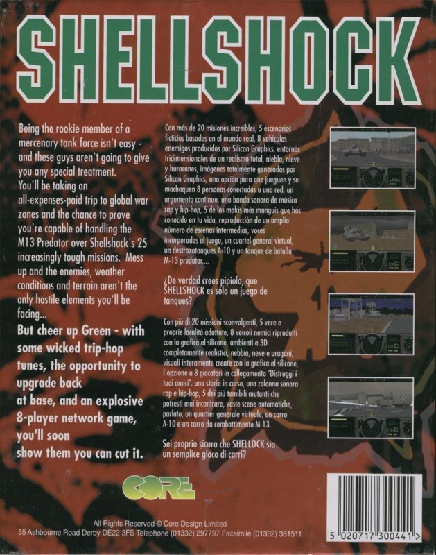 Shellshock cover or packaging material - MobyGames