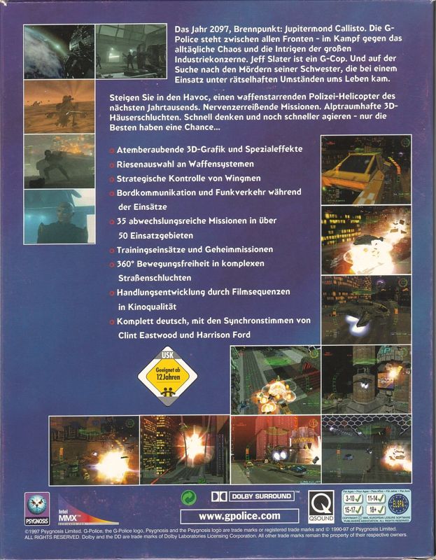 G-Police cover or packaging material - MobyGames