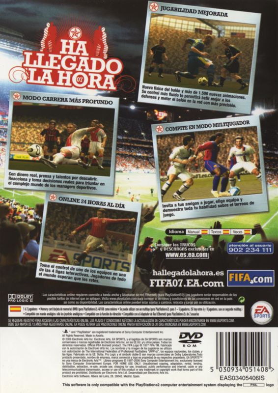 FIFA Soccer 07 cover or packaging material - MobyGames