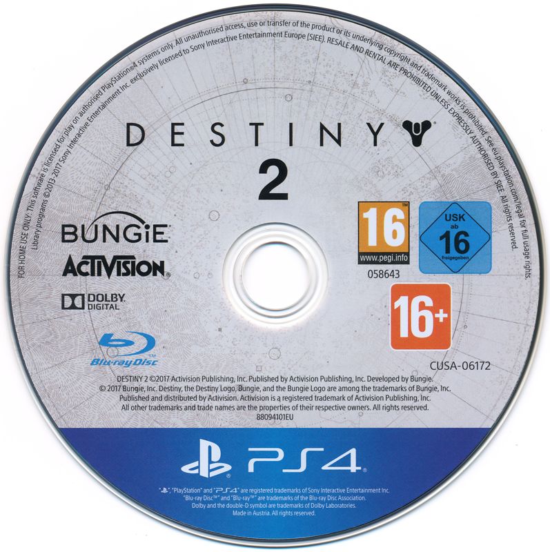 Destiny 2 cover or packaging material - MobyGames
