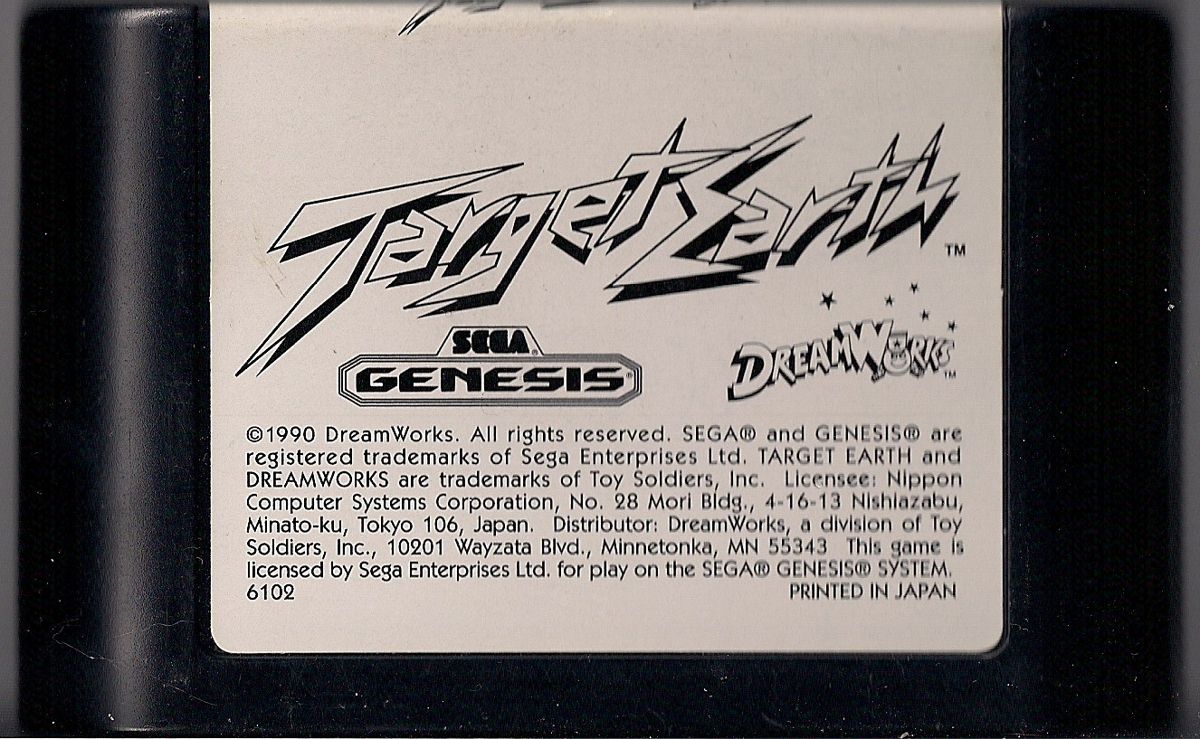 Target Earth cover or packaging material - MobyGames