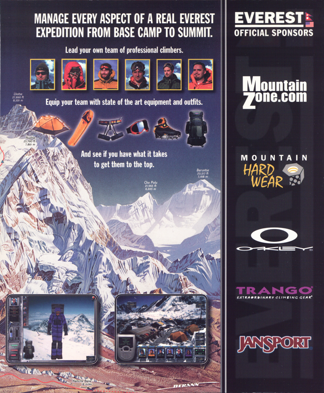 Everest cover or packaging material - MobyGames