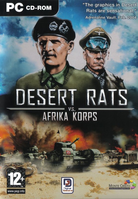 Desert Rats vs. Afrika Korps cover or packaging material - MobyGames