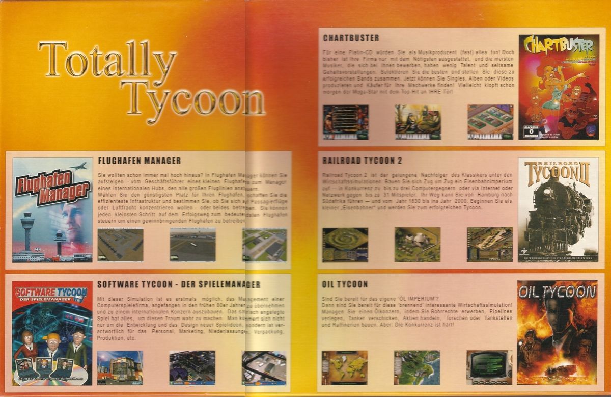 Totally Tycoon cover or packaging material - MobyGames