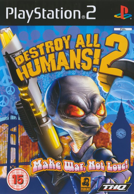 Destroy All Humans! 2 cover or packaging material - MobyGames