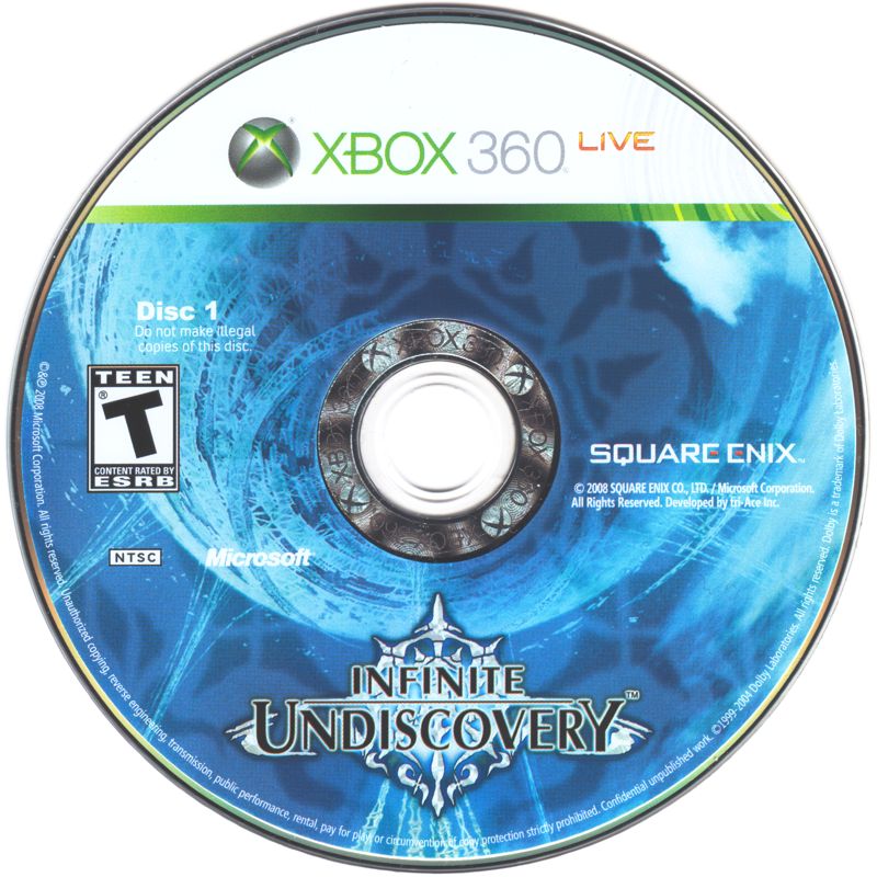 Infinite Undiscovery cover or packaging material - MobyGames