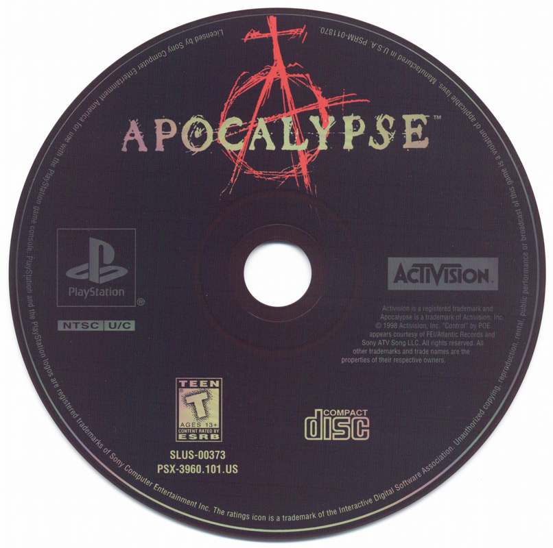 Apocalypse cover or packaging material - MobyGames