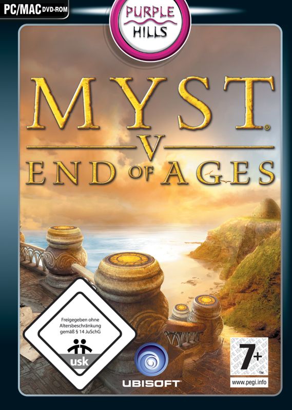 Myst V: End of Ages cover or packaging material - MobyGames