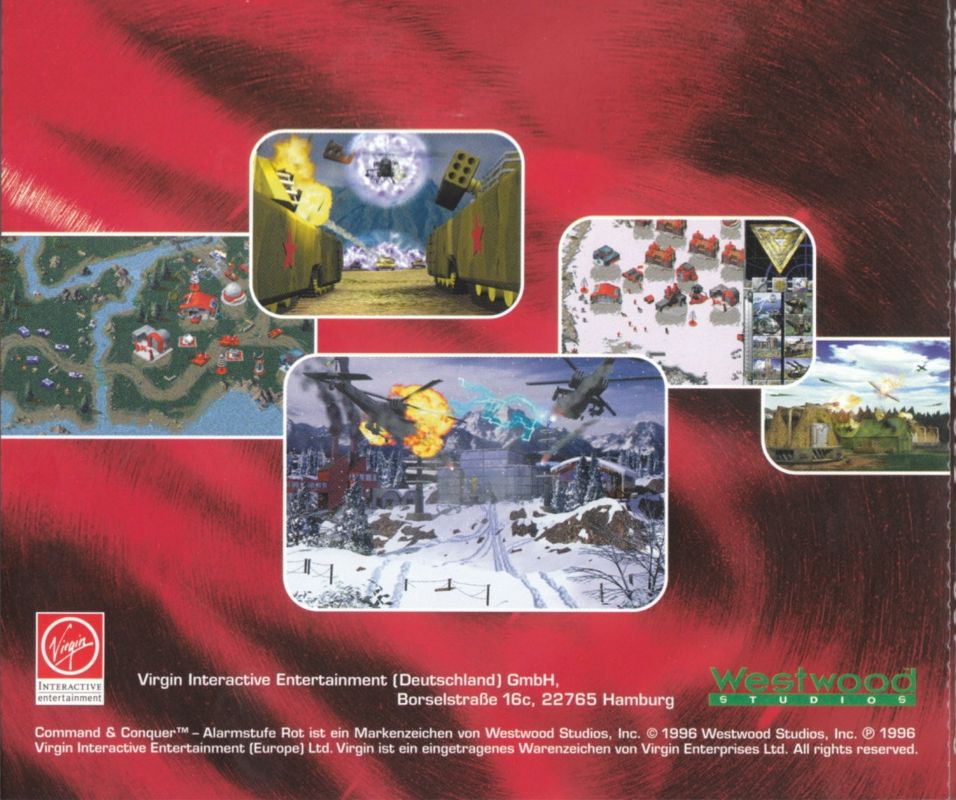 Command & Conquer: Red Alert cover or packaging material - MobyGames