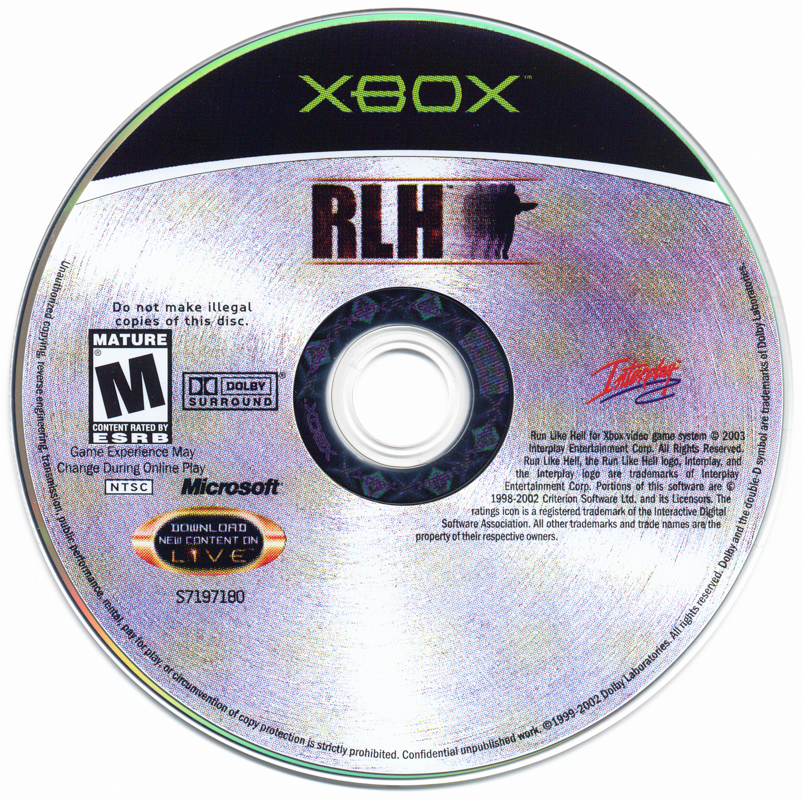 Run Like Hell cover or packaging material - MobyGames