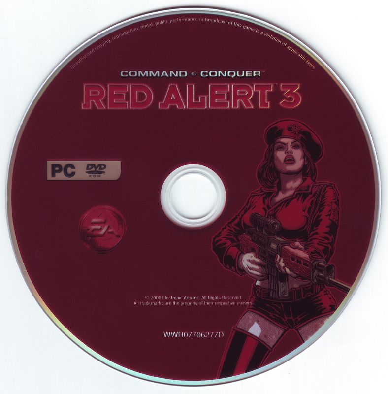 Command & Conquer: Red Alert 3 cover or packaging material - MobyGames