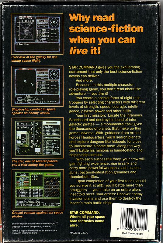 Star Command cover or packaging material - MobyGames