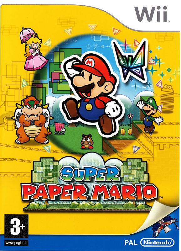 Super Paper Mario cover or packaging material - MobyGames
