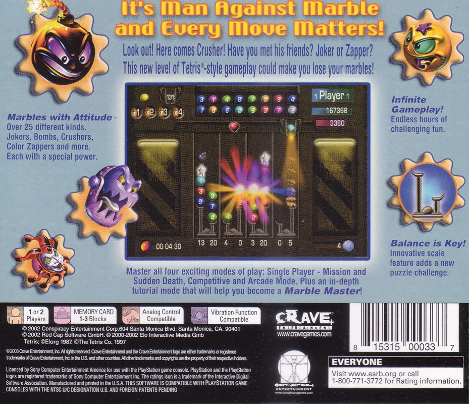 Marble Master cover or packaging material - MobyGames