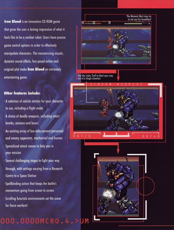 Iron Blood cover or packaging material - MobyGames