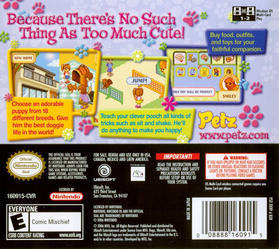 Dogz cover or packaging material - MobyGames