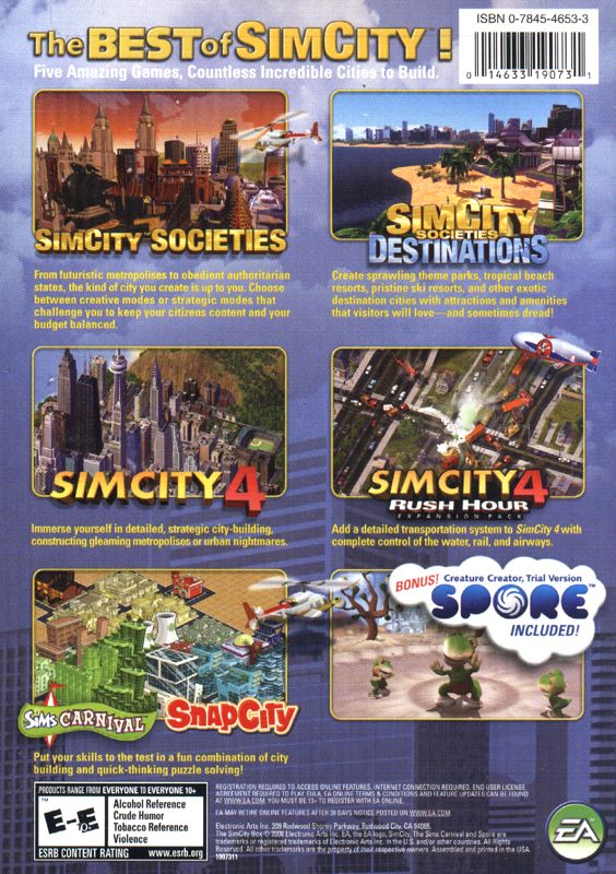 The SimCity Box cover or packaging material - MobyGames