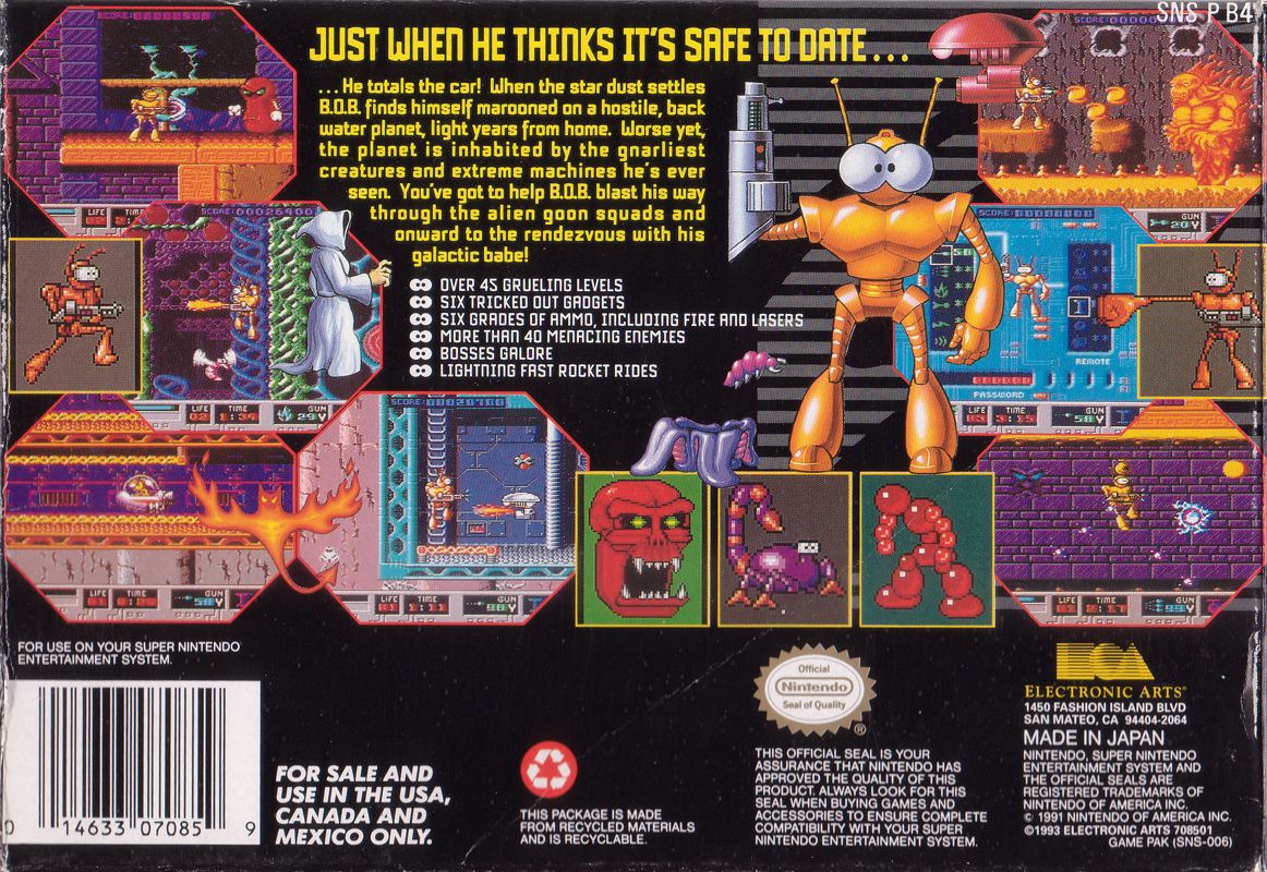 B.O.B. cover or packaging material - MobyGames