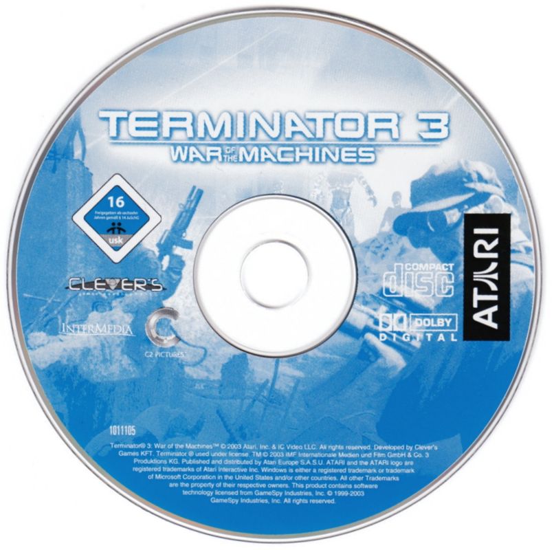 Terminator 3: War of the Machines cover or packaging material - MobyGames