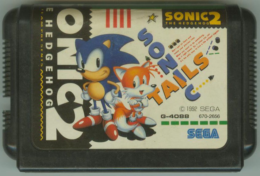 Sonic the Hedgehog 2 cover or packaging material - MobyGames