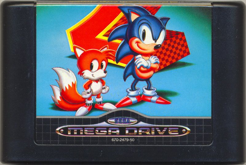Sonic the Hedgehog 2 cover or packaging material - MobyGames