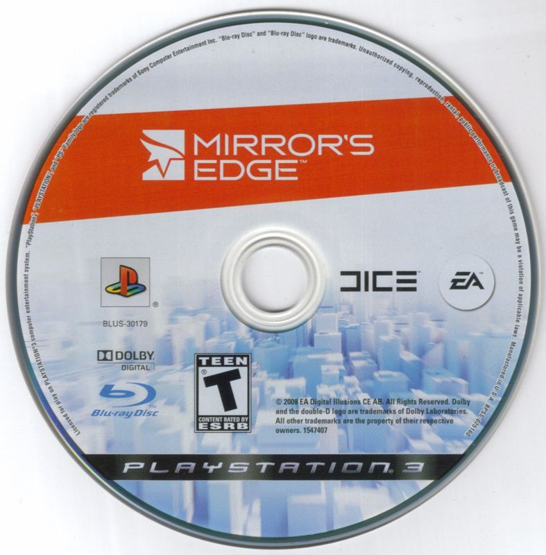 Mirror's Edge cover or packaging material - MobyGames