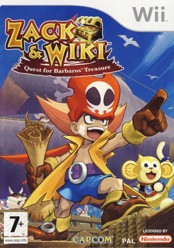 Zack & Wiki: Quest for Barbaros' Treasure cover or packaging material ...
