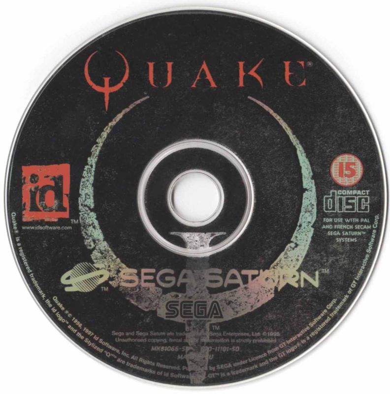Quake cover or packaging material - MobyGames