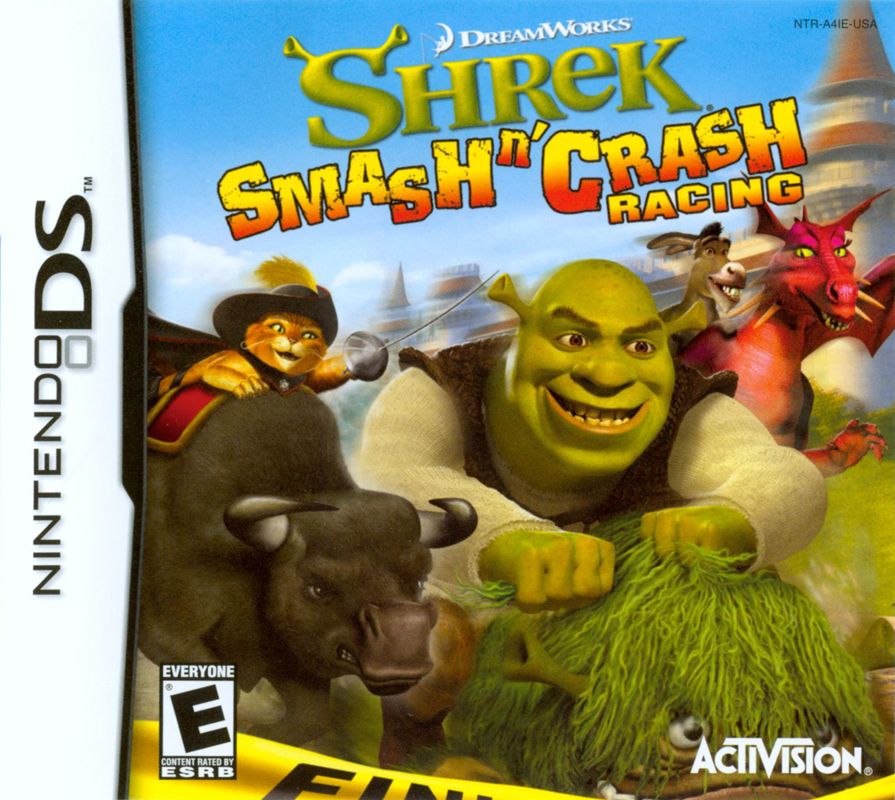 Shrek Smash N' Crash Racing cover or packaging material - MobyGames