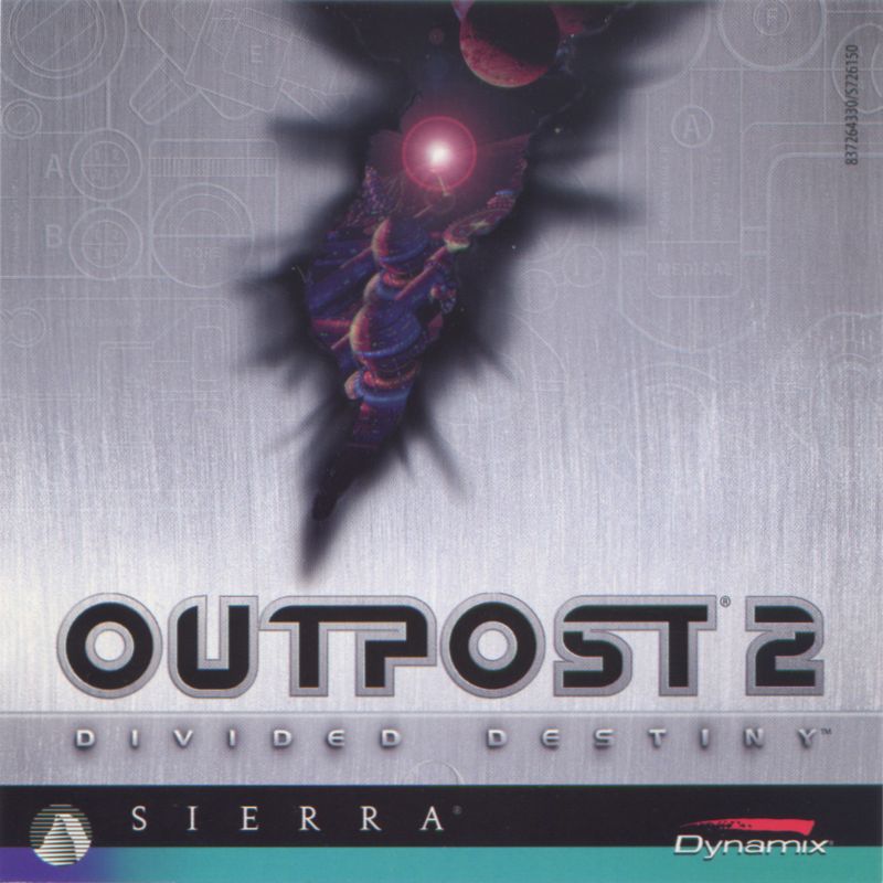 Outpost 2: Divided Destiny cover or packaging material - MobyGames