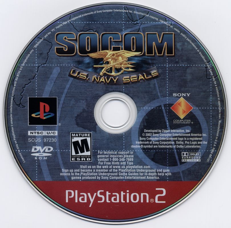 SOCOM: U.S. Navy SEALs cover or packaging material - MobyGames