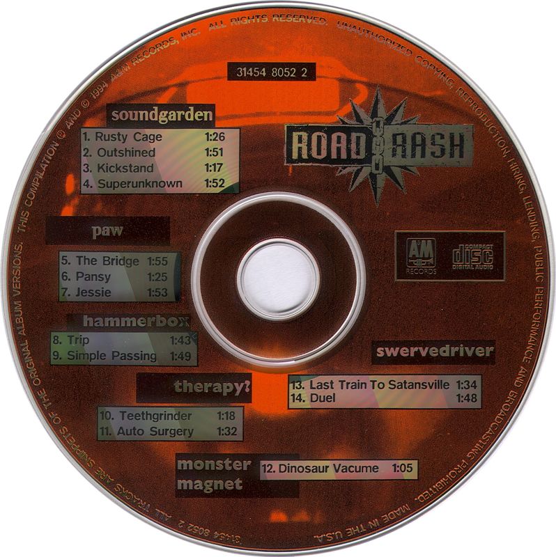 Road Rash cover or packaging material - MobyGames