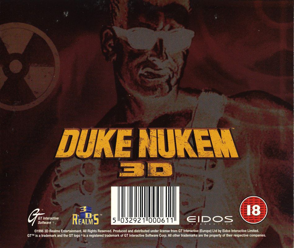 Duke Nukem 3D: Atomic Edition cover or packaging material - MobyGames
