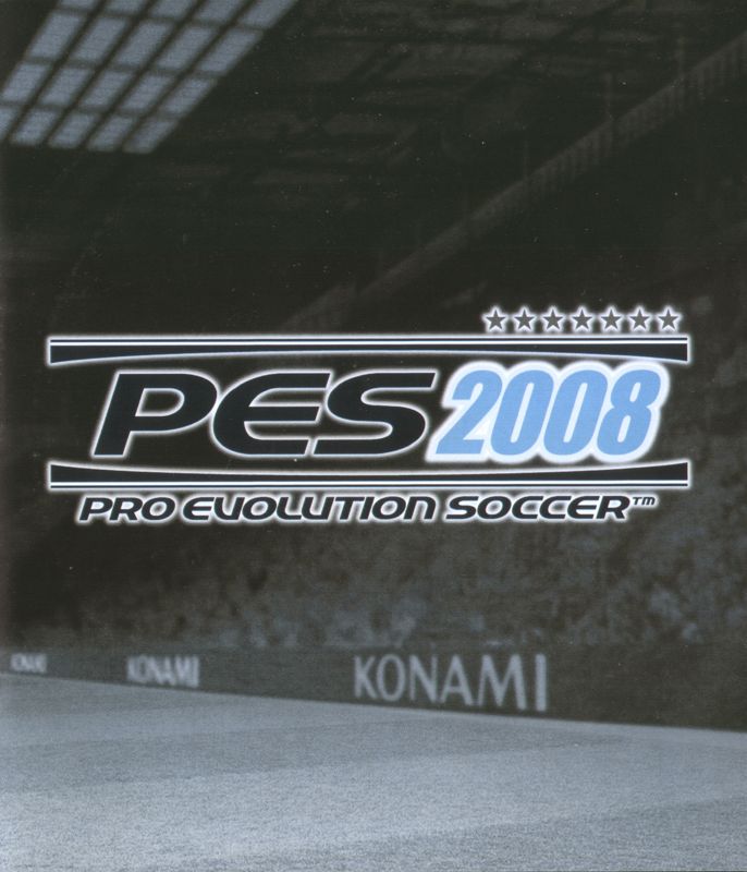 PES 2008: Pro Evolution Soccer cover or packaging material - MobyGames