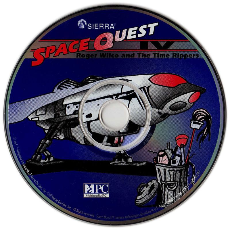 Space Quest IV: Roger Wilco and the Time Rippers cover or packaging ...