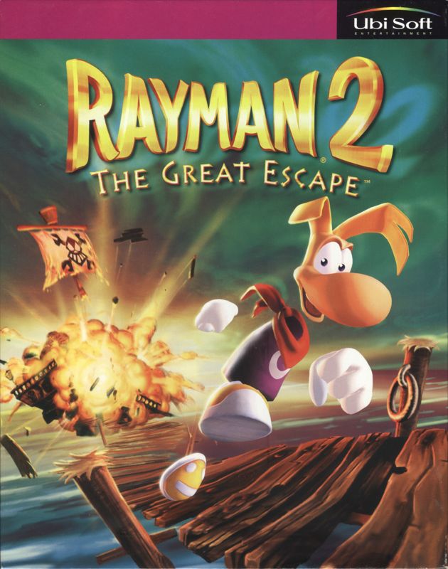 Rayman 2: The Great Escape cover or packaging material - MobyGames