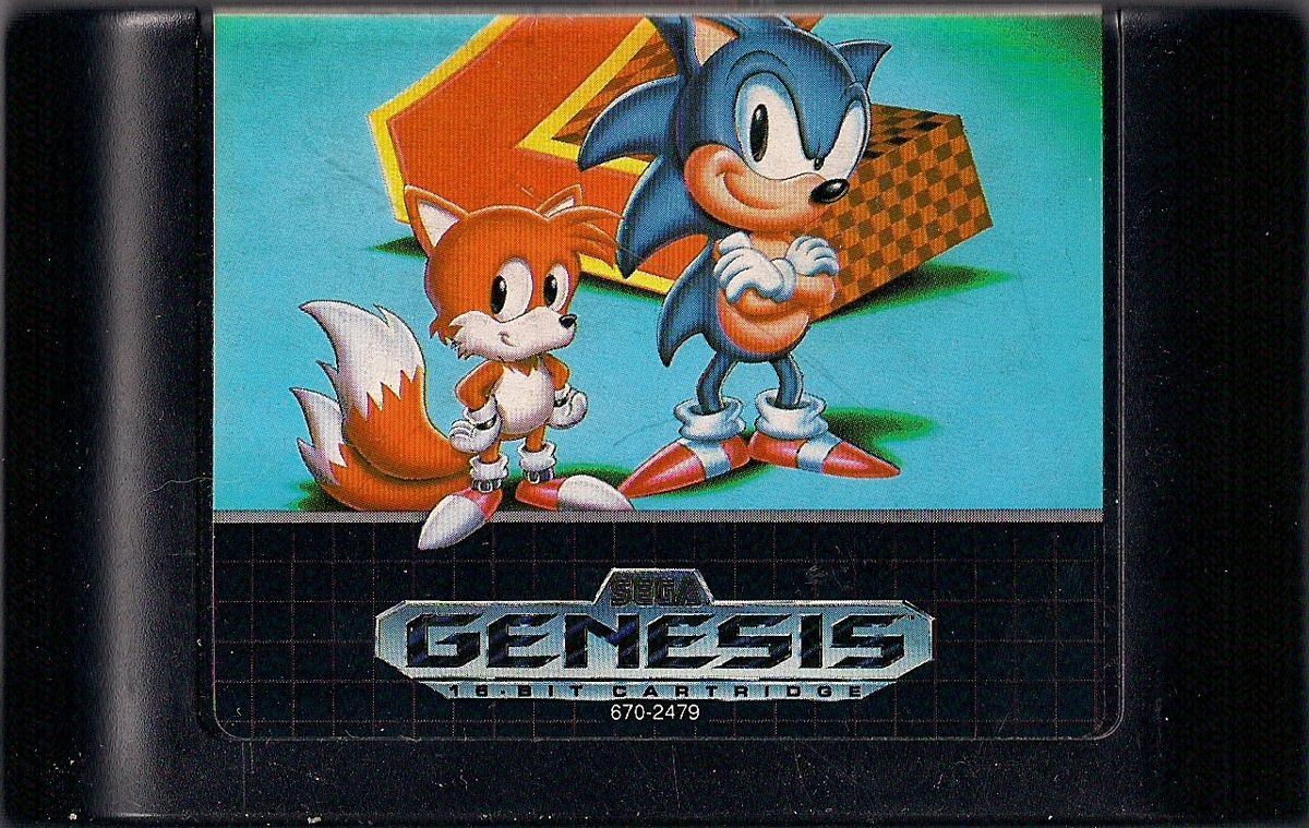 Sonic the Hedgehog 2 cover or packaging material - MobyGames